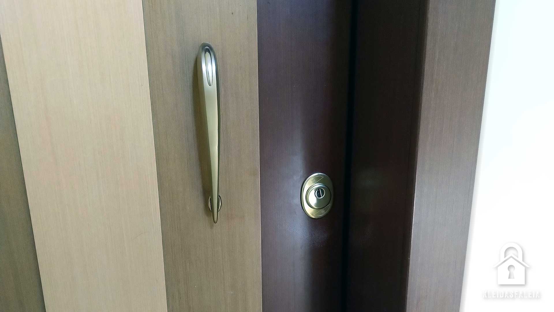 Αλλαγή κλειδαριάς σε πόρτα ασφαλείας Golden Door